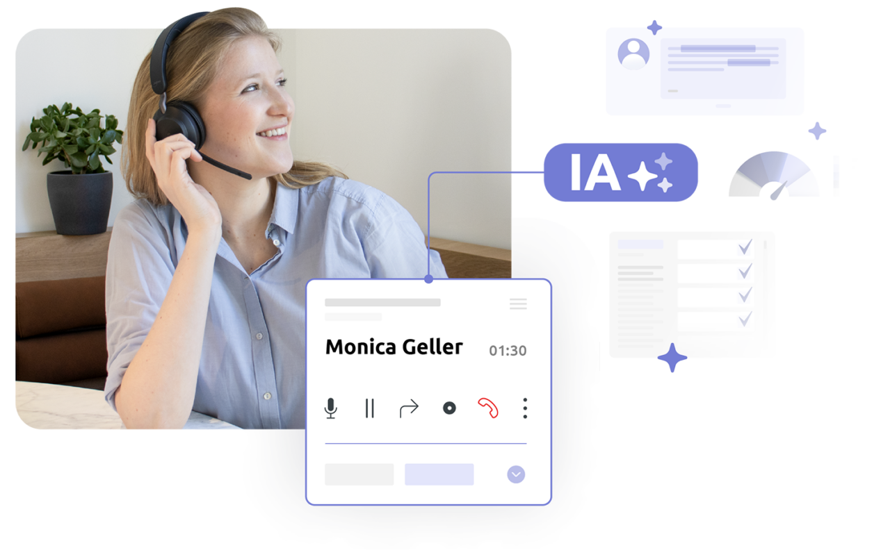 Software para Call Center en la nube basado en IA | Diabolocom